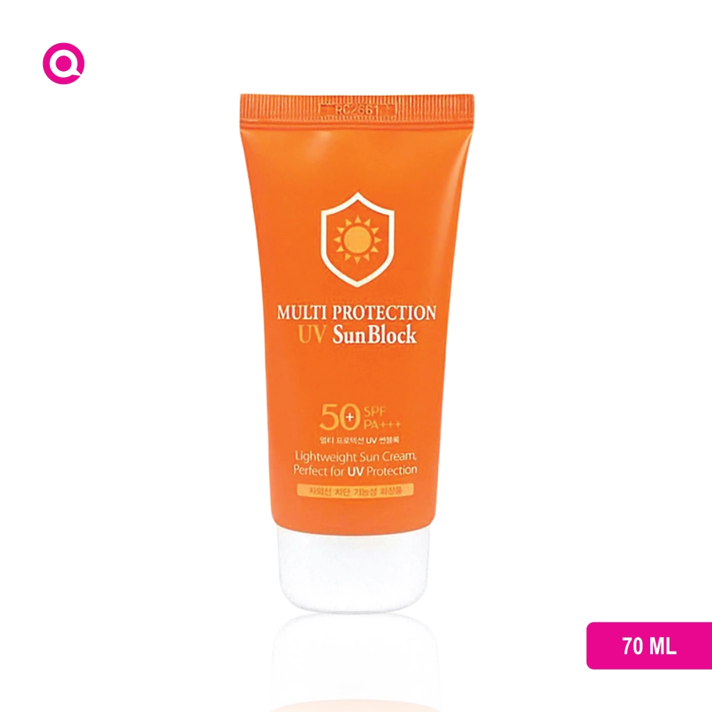 3W Clinic Multi Protection UV SunBlock SPF 50+PA+++ 70ml - OSQOO